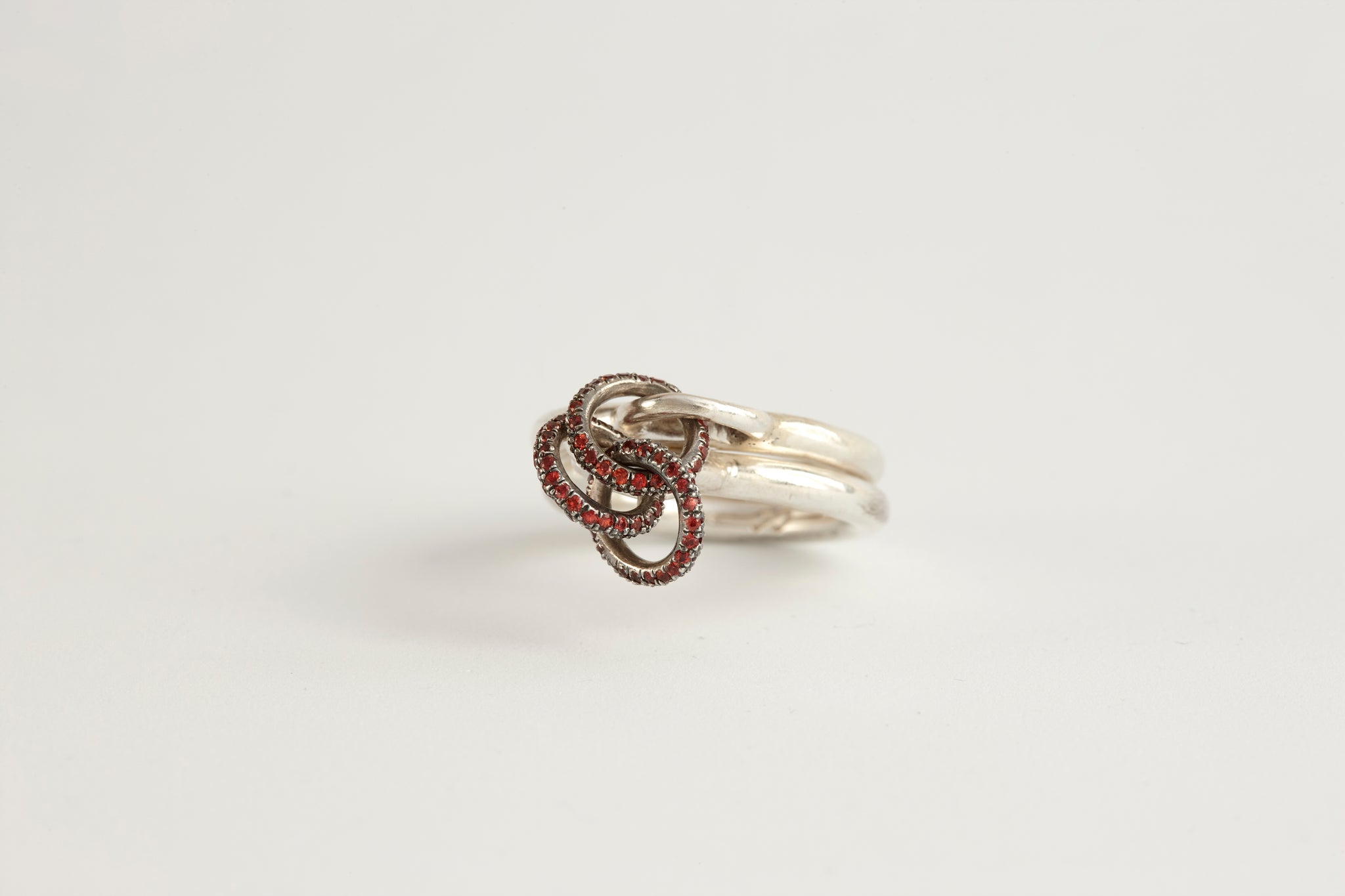 Together Duo - triple pavé loop